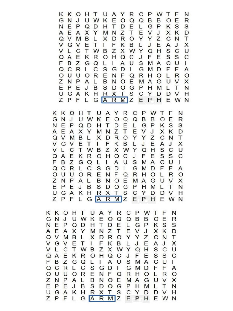 Wordsearch 3rd Body Parts1 | PDF