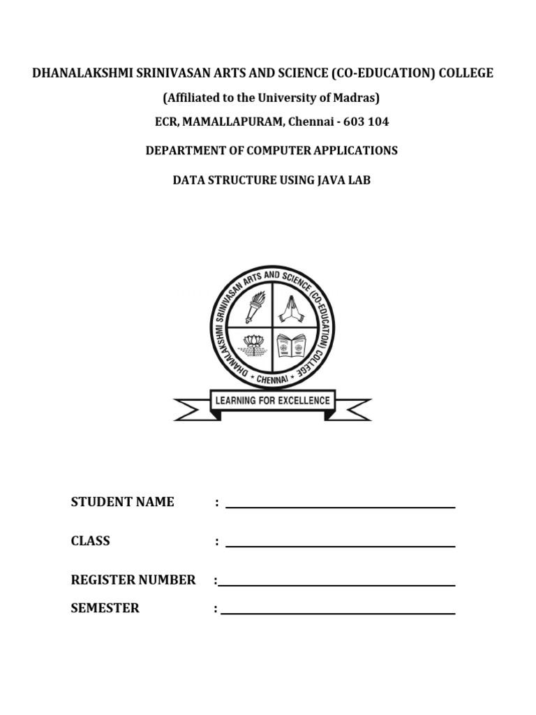 Datastructure Using Java Lab | PDF
