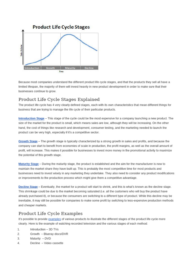 Product Life Cycle-2015 | PDF
