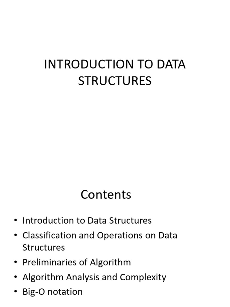 DS Introduction | PDF