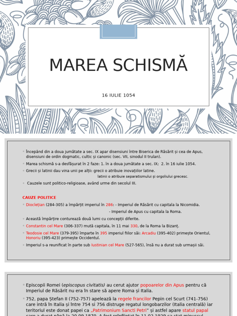 Marea Schismă | PDF