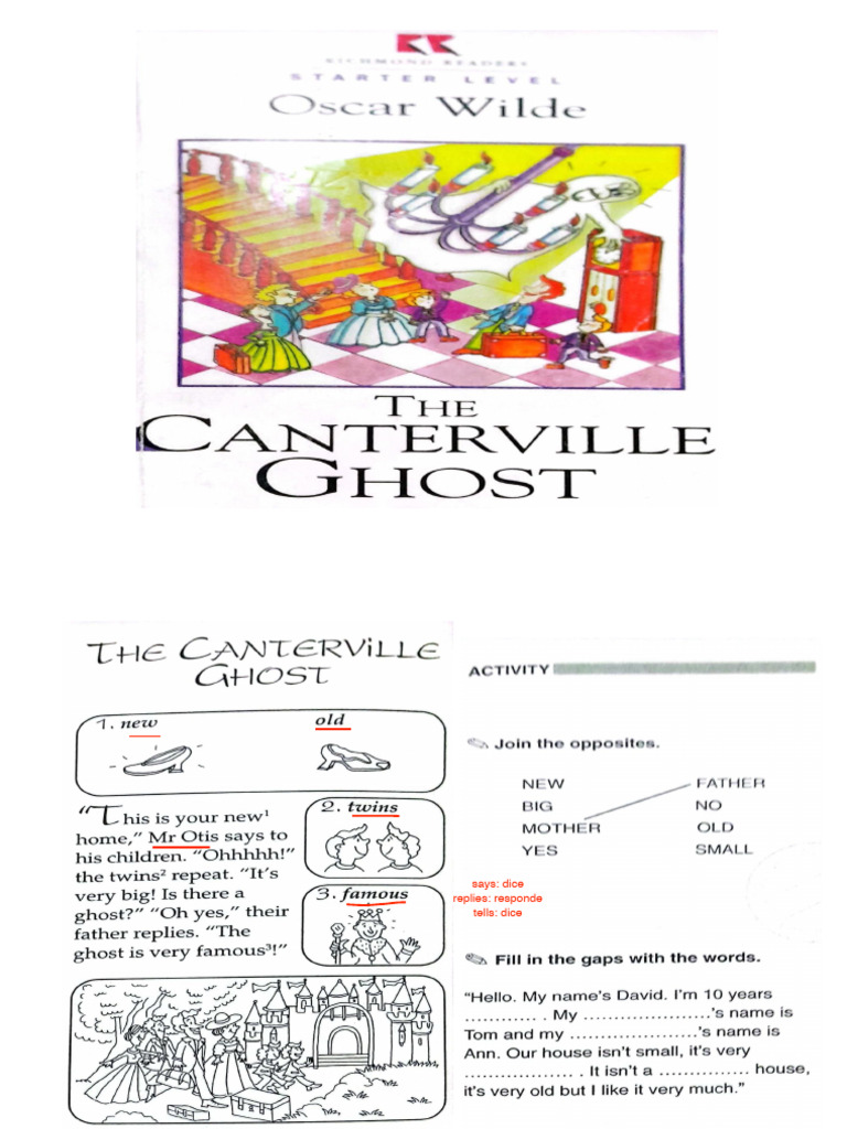 The Canterville Ghost - Children IV | PDF