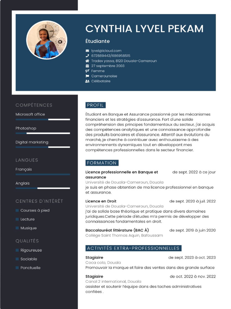 Pekam Cynthia CV | PDF