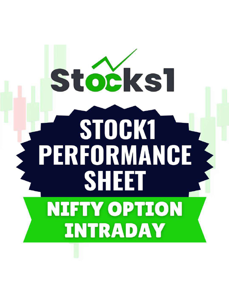 Nifty Option Intraday 2024 | PDF