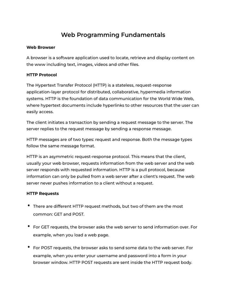 Web Computing PDF | PDF