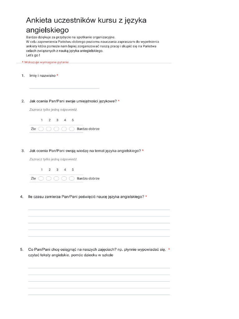 Ankieta | PDF