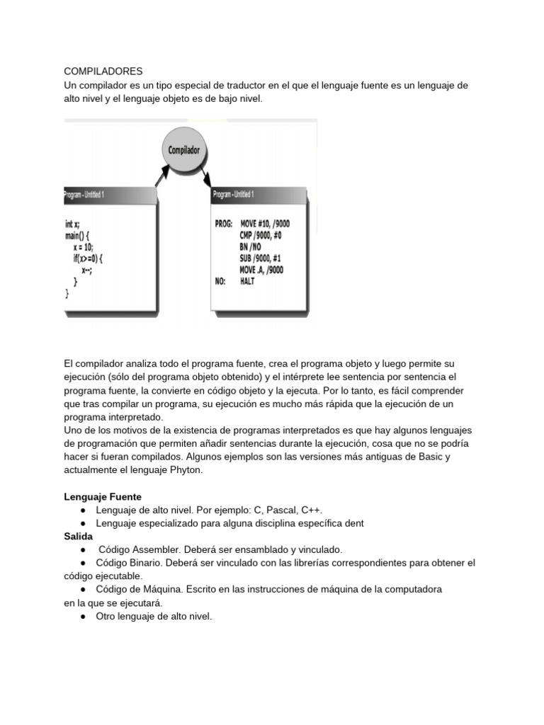 COMPILADORES | PDF