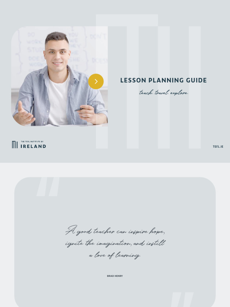 Lesson Planning Guide | PDF