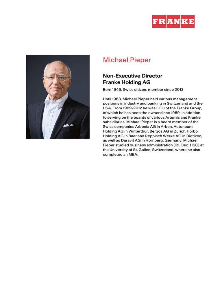 CV - Michael Pieper - EN | PDF
