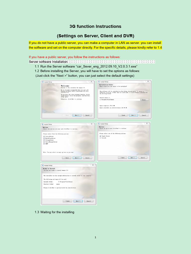 3G Function Instructions | PDF