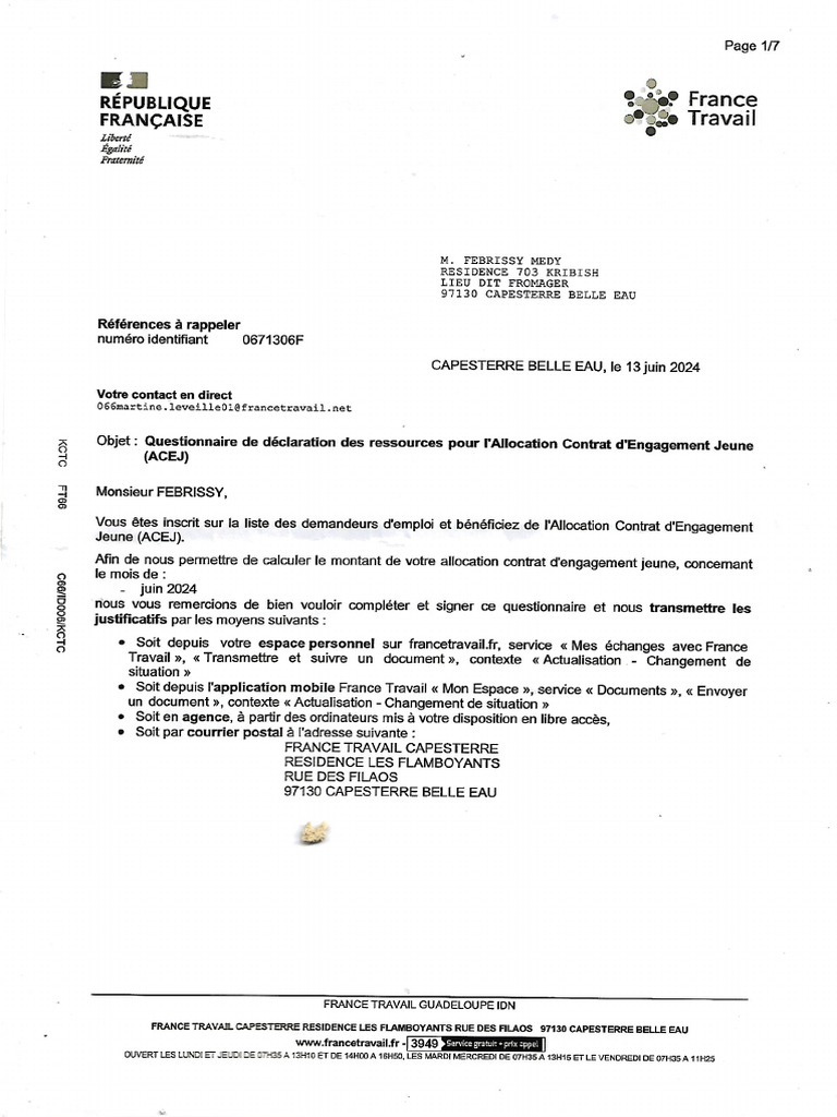 fichier 1 recto | PDF