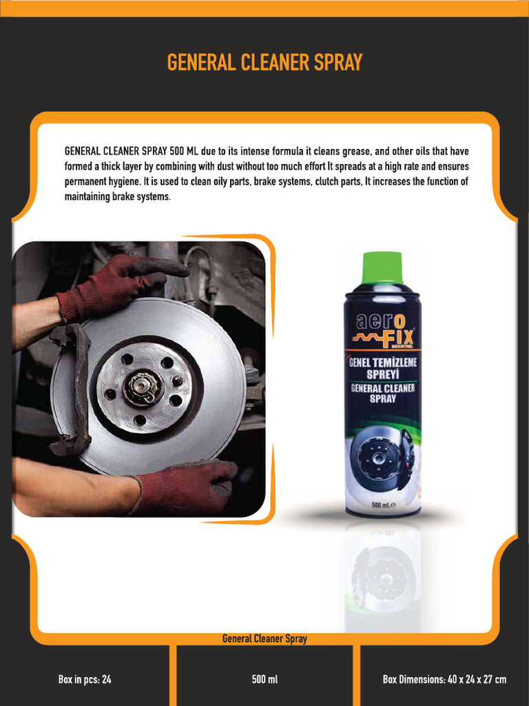 GENERAL CLEANER SPRAY. | PDF