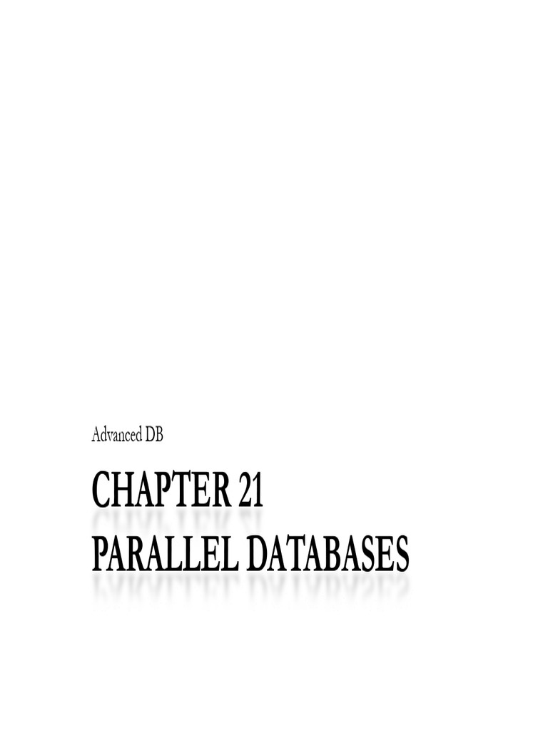 Paralle DB | PDF