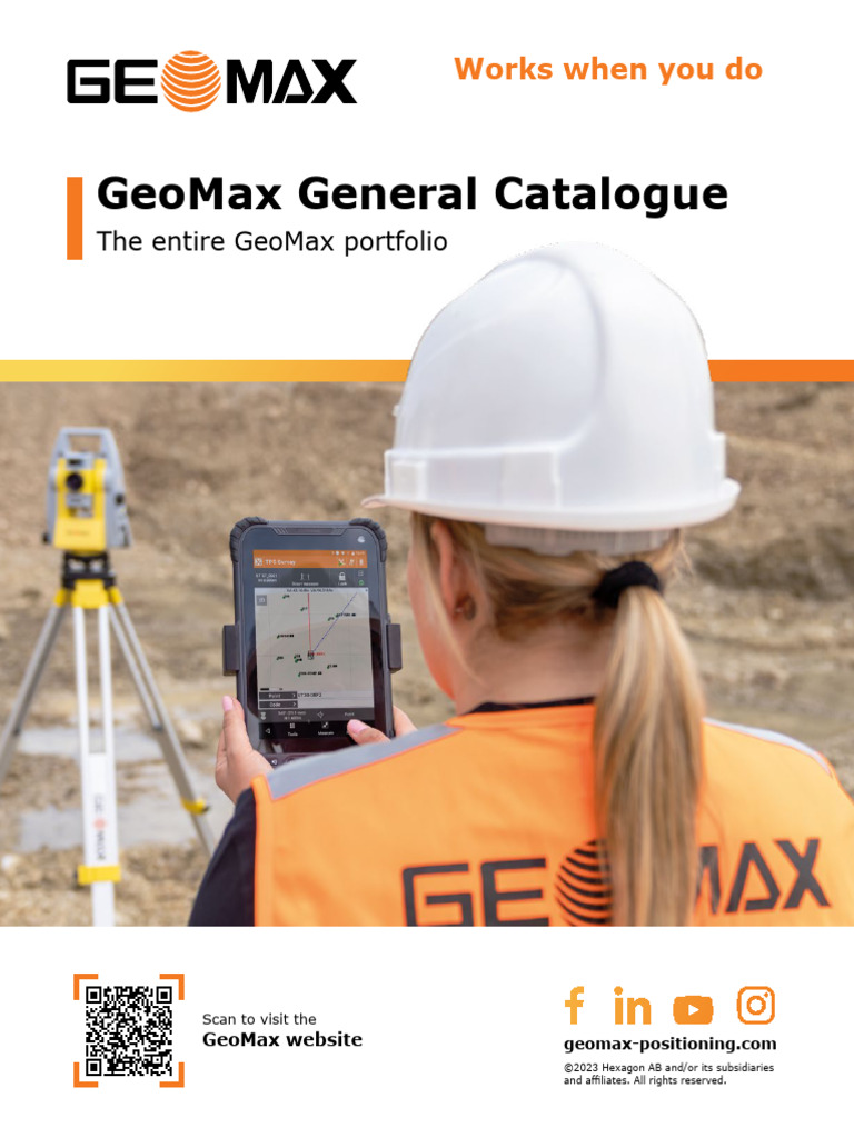 GeoMax General Catalogue 945287 1022 Enus LR | PDF