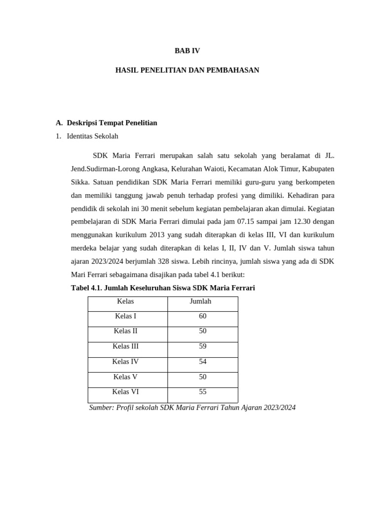 Bab Iv Proposal Def | PDF
