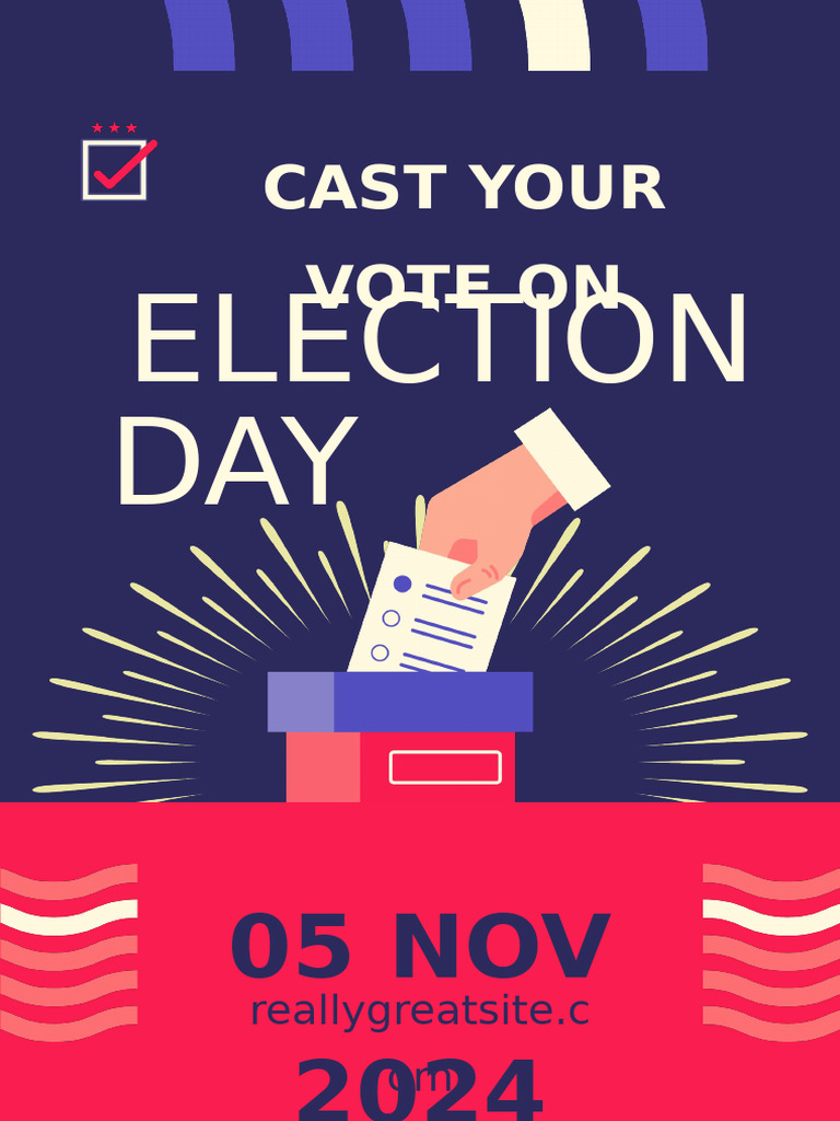 Simple Election Day Poster | PDF