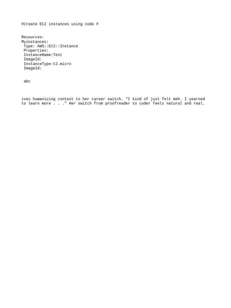 Simple EC2 Using Code | PDF