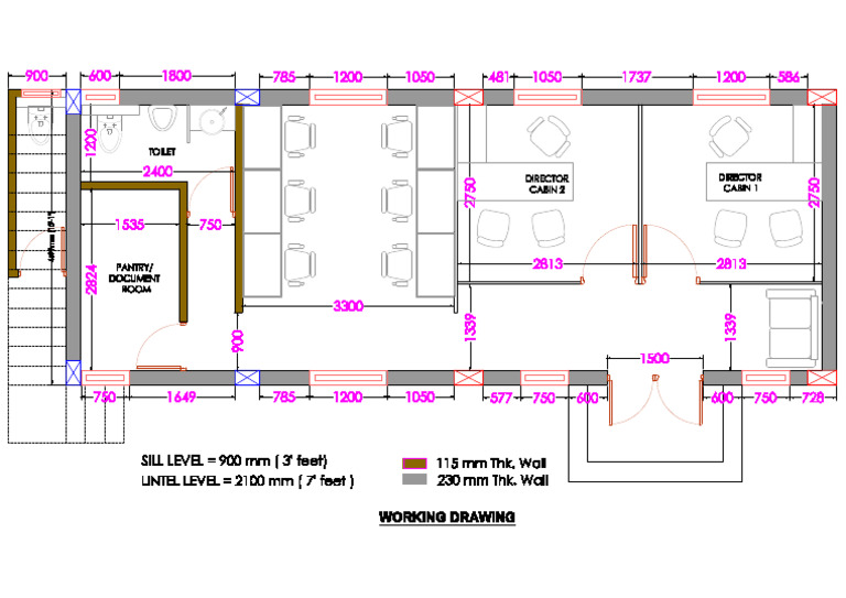 Final Admin Building-Model | PDF
