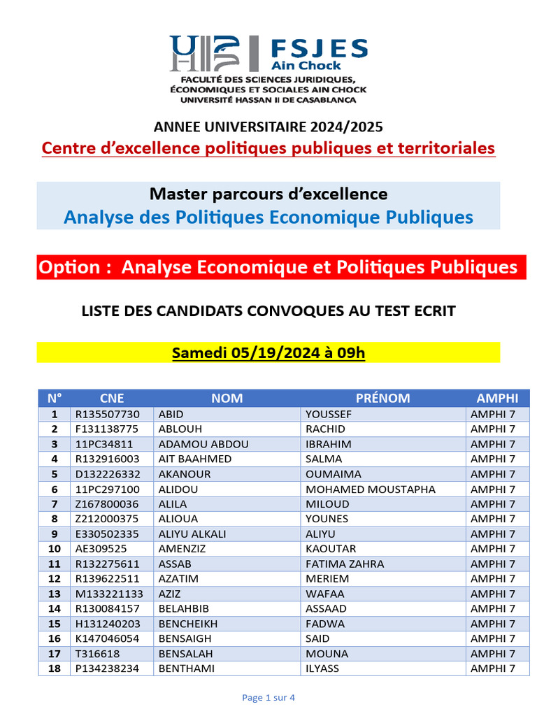 AEPP Preselection | PDF