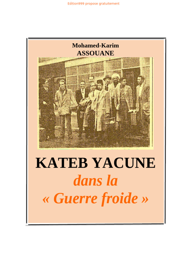 Kateb Yacine Dans La Guerre Froide Optimized | PDF