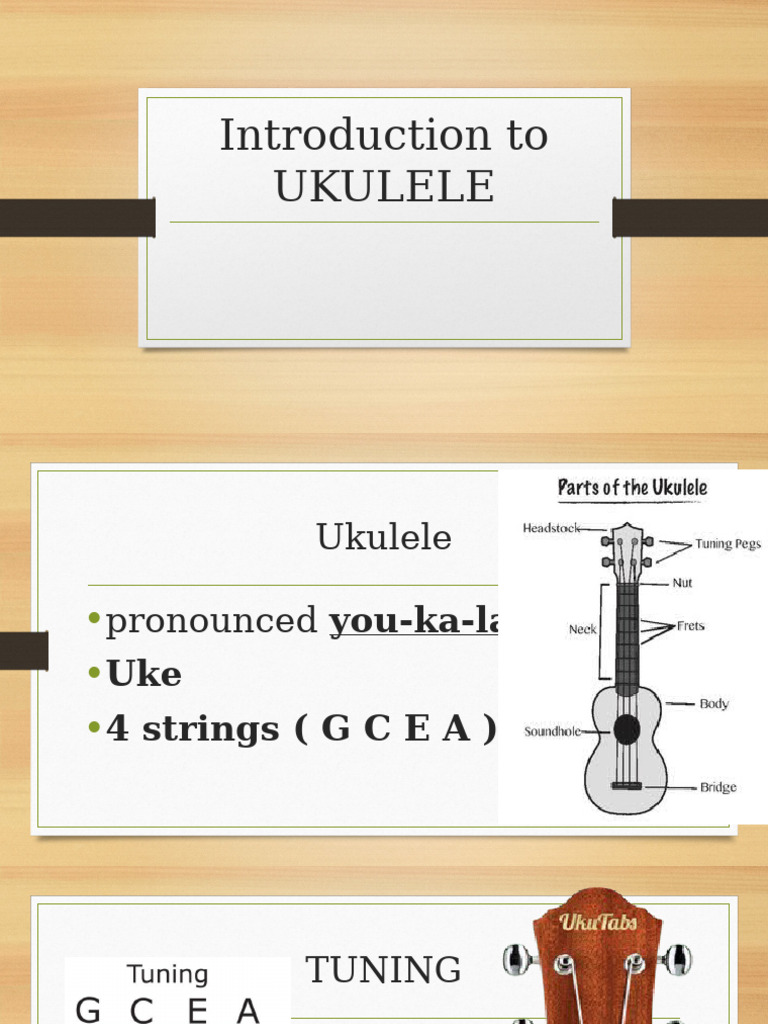 Ukulele Slides | PDF