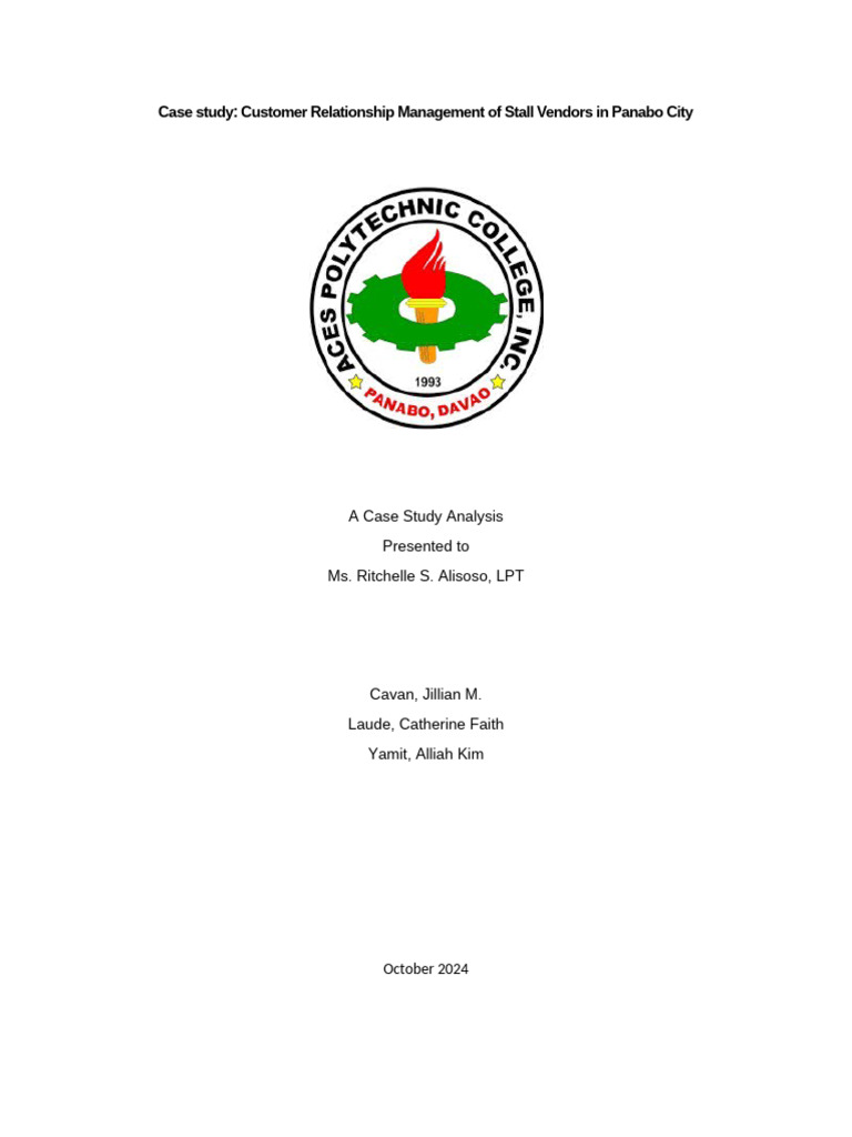 Case study | PDF Case study | PDF