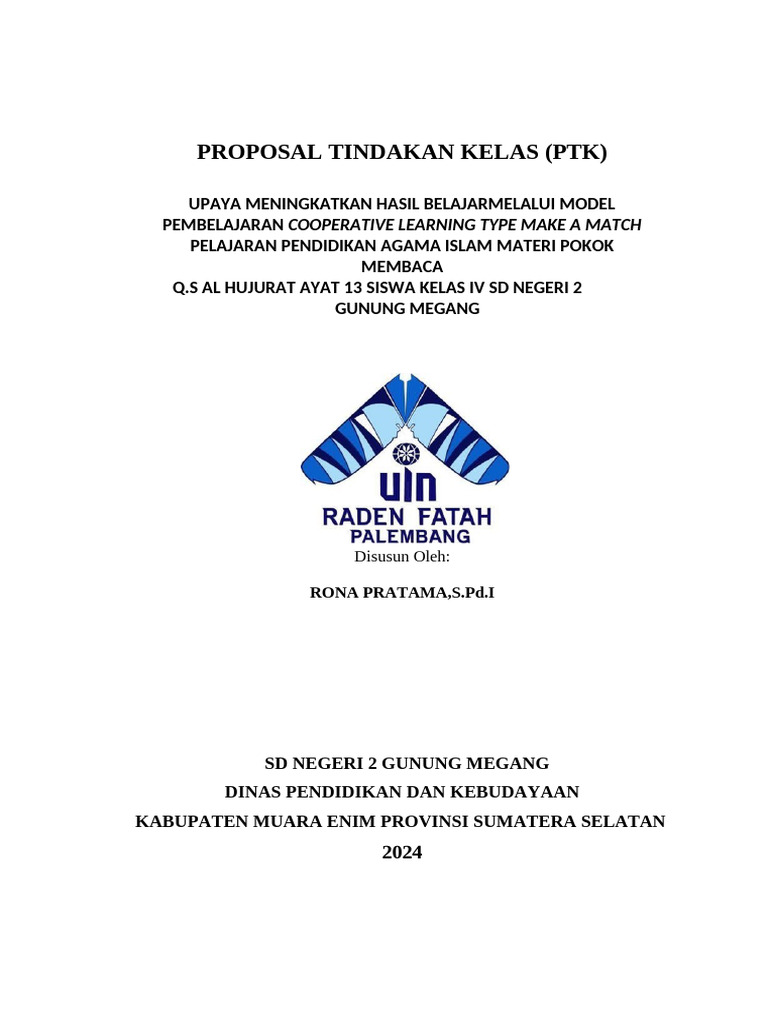 LK 11 SD Proposal PTK | PDF