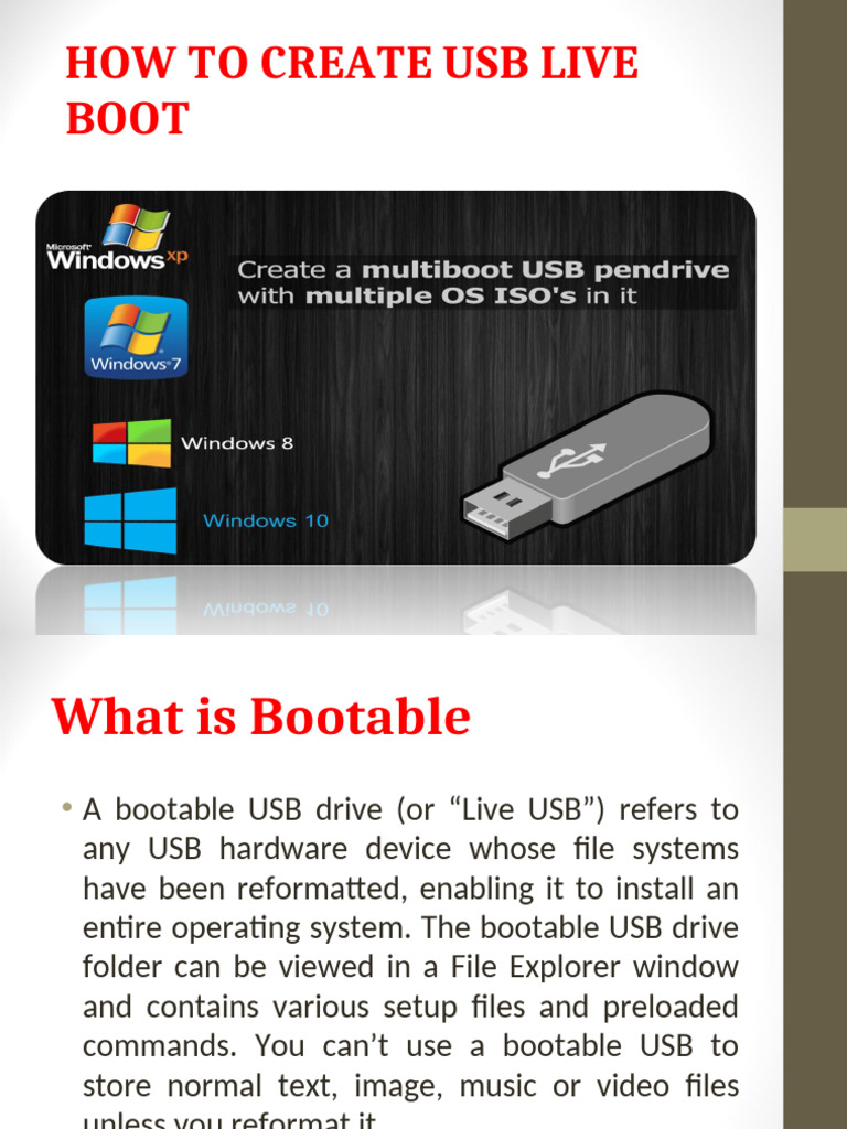 Creating Bootable RUFUS OS For USB - 100424 | PDF