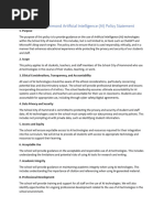 AI Use Declaration for Assessments | PDF