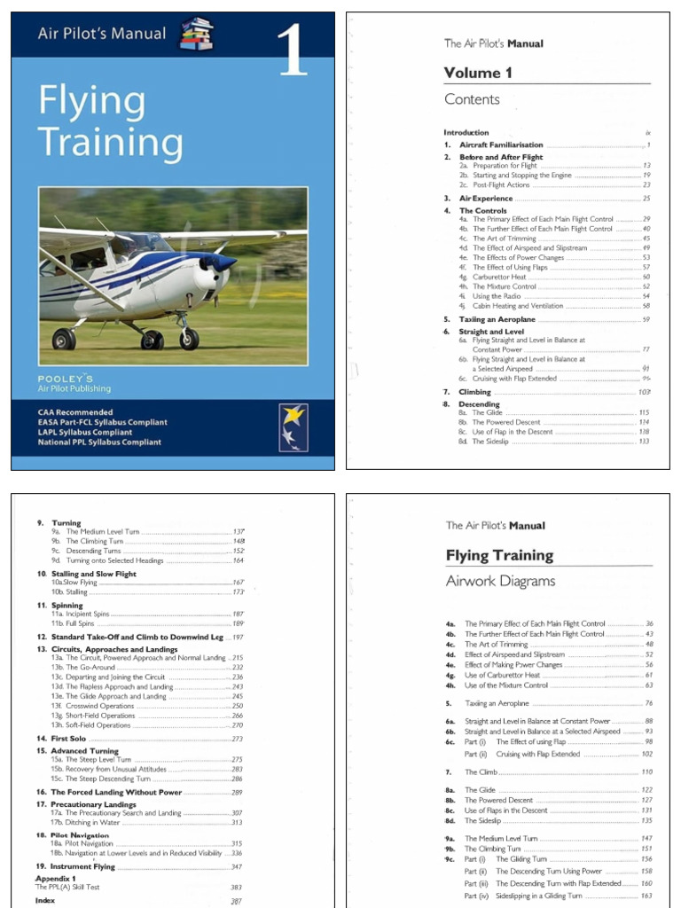 Air Pilotx27s Manual Volume 1 Flying Training PDF Free | PDF