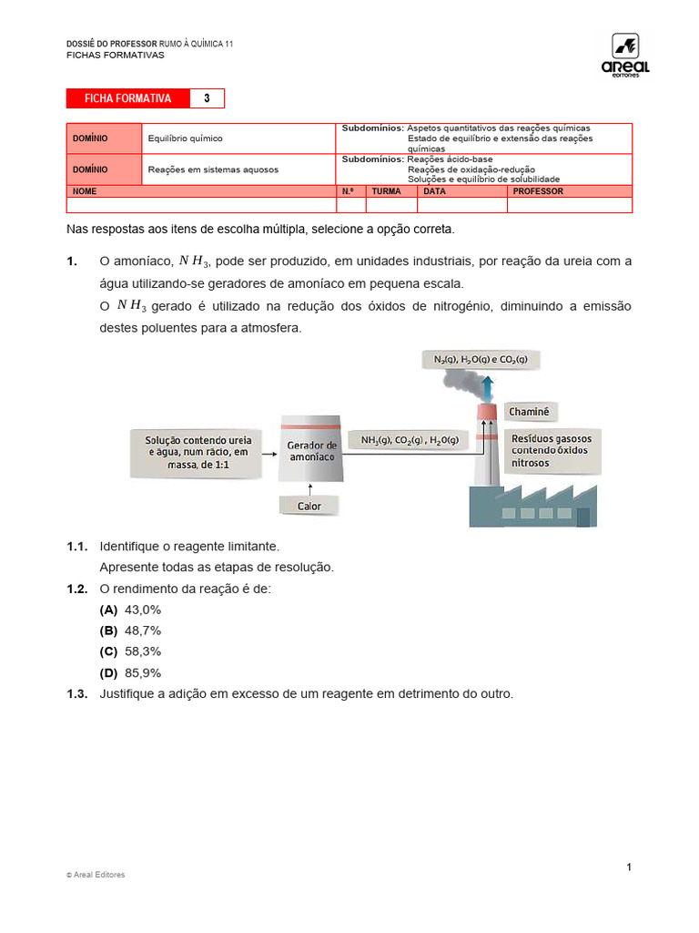 Ficha Formativa 3 | PDF