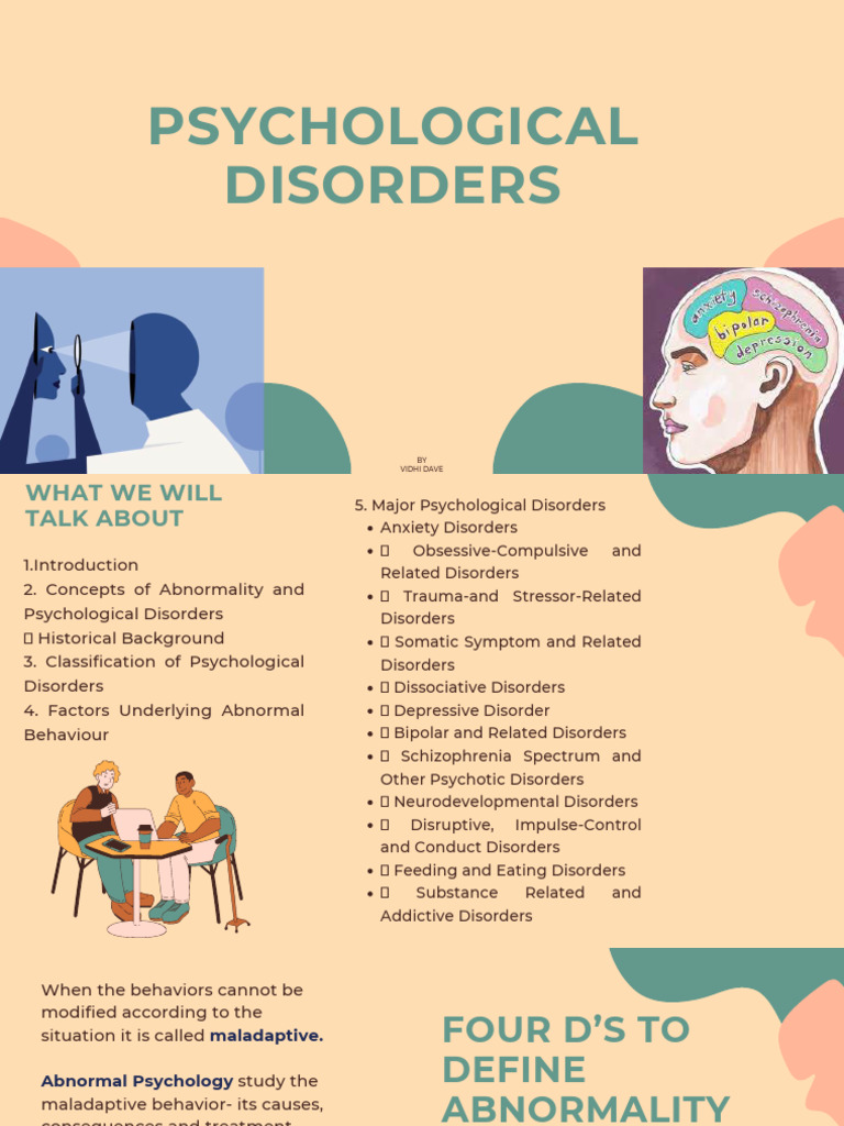 Chapter 4 - Psychological Disorders | PDF