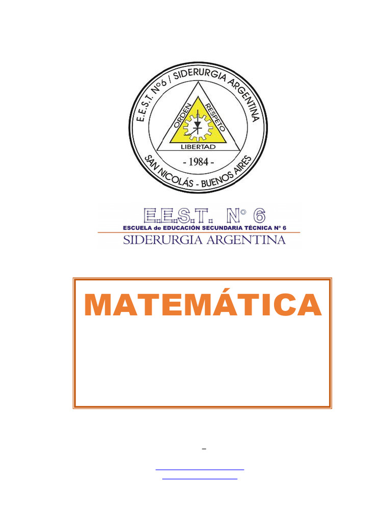 Cuadernillo Ingreso Matematicas 2024 | PDF | Rectángulo