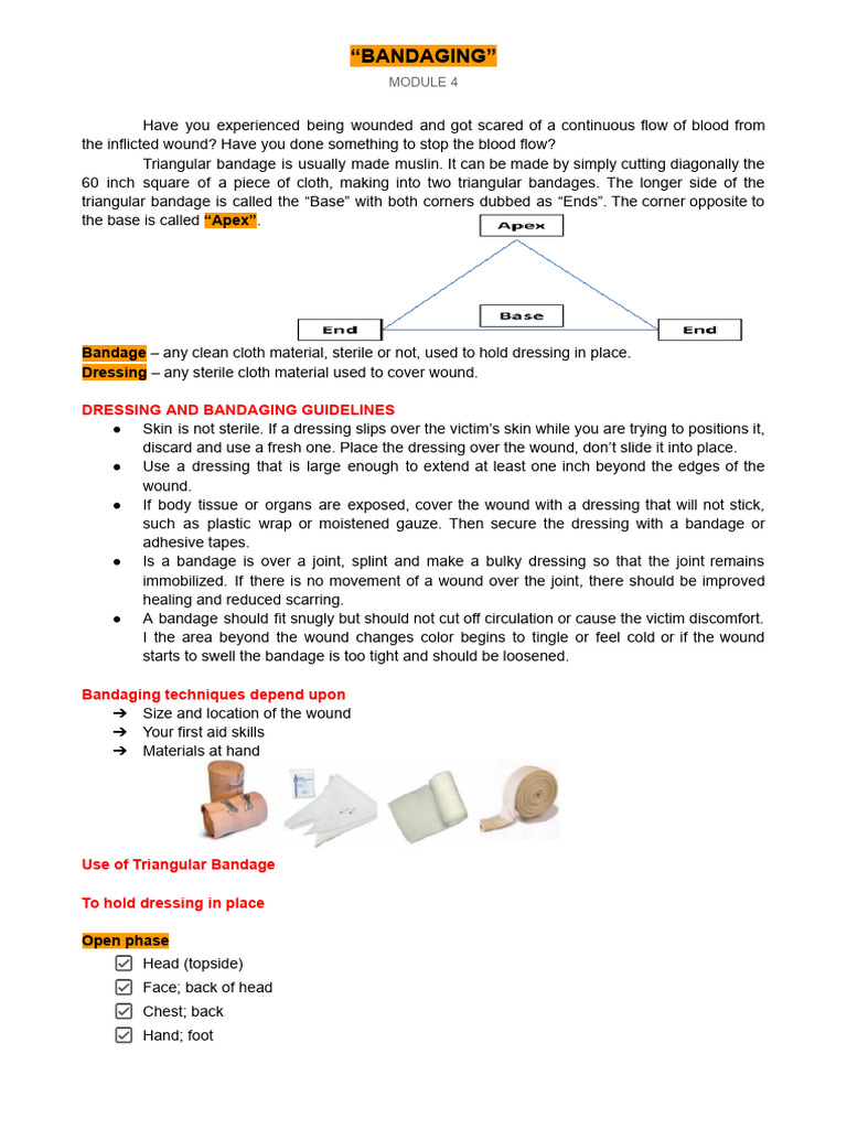 Bandaging | PDF