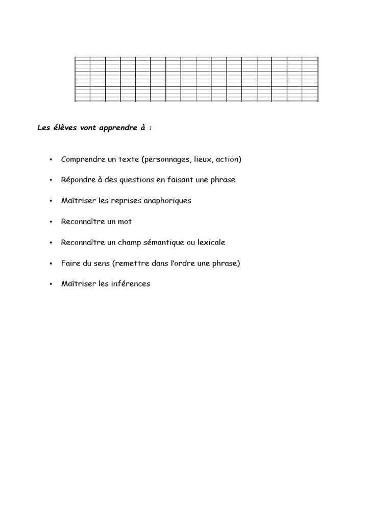 Lecture Compréhension CE2 Qui A Volé La Comionnette D'ahmed | PDF