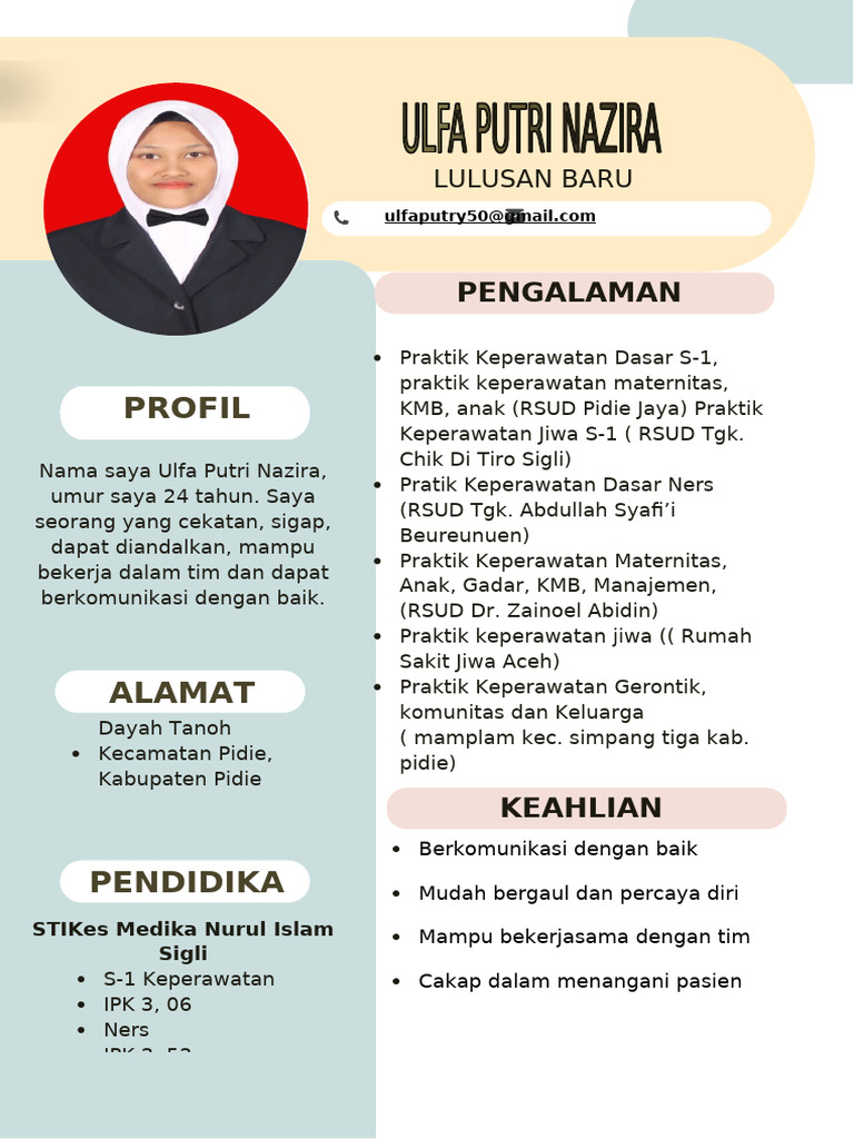 CV Ulfa Putri | PDF