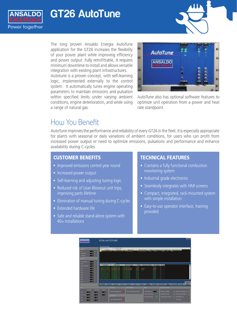 GT26 Combustion AutoTune System | PDF