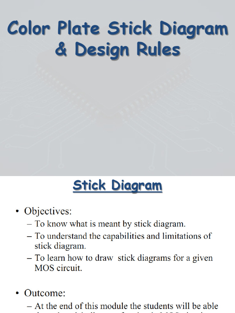 4.stick Diagram&Design Rules | PDF