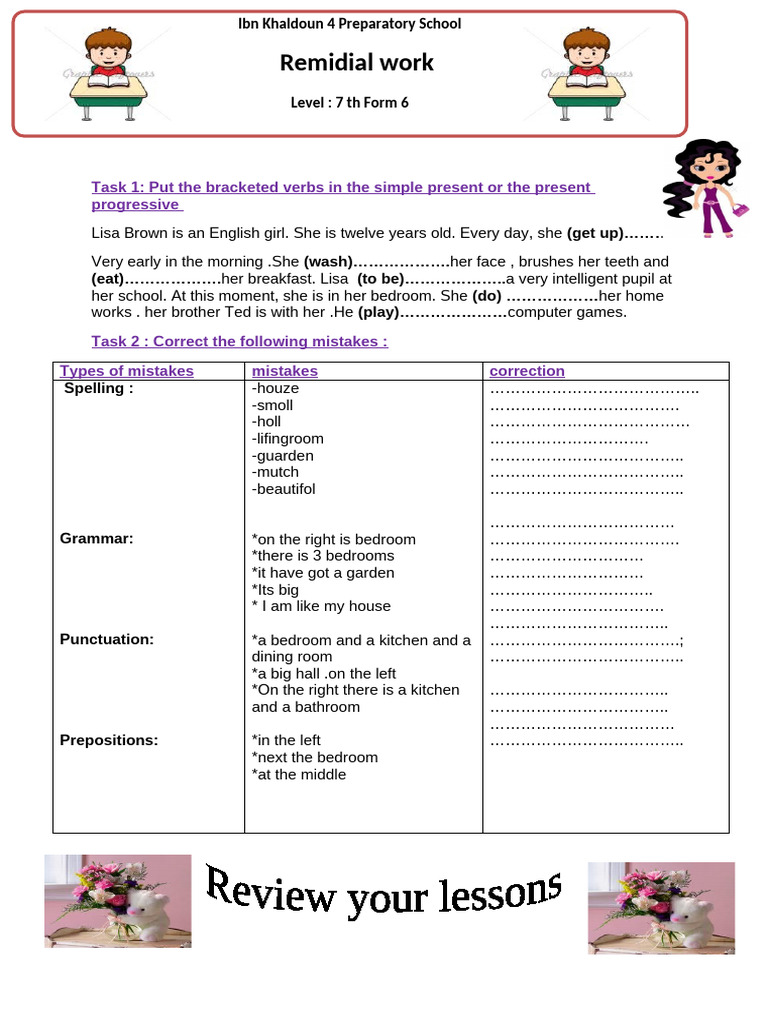 remidial work ___ Diagnostic & Entry Assessment Act - | PDF