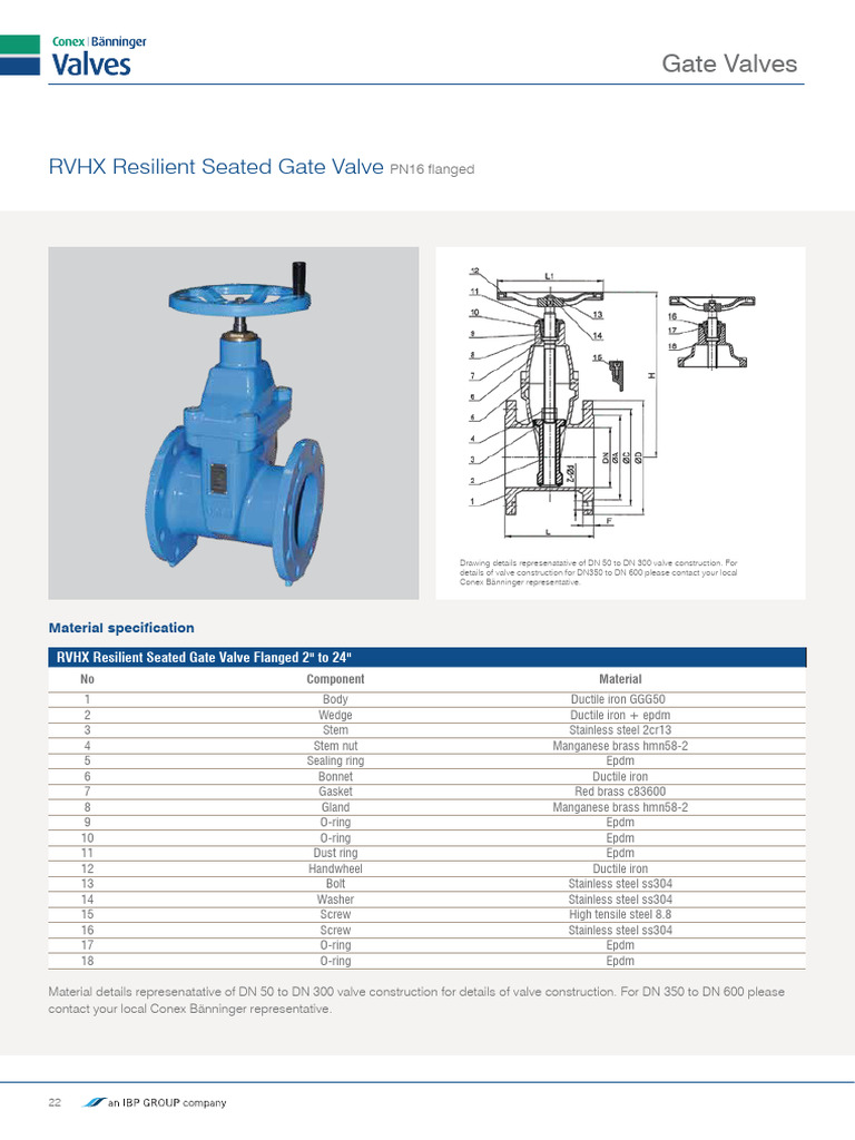 RVHX Resilient Gate Valve | PDF