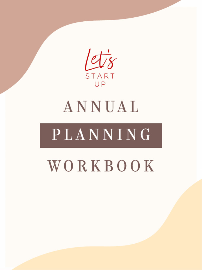 Annual Planning Workbook 2020 | PDF