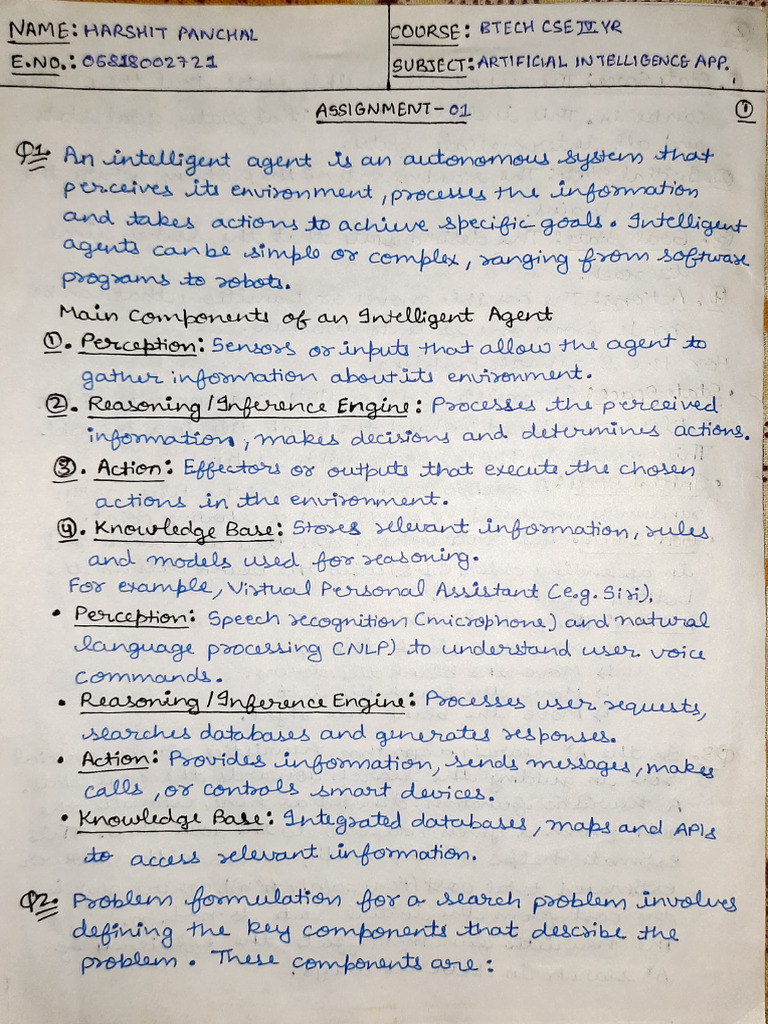 AIA Assignment 1 | PDF