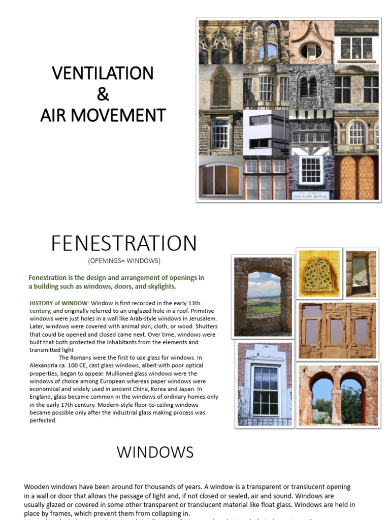Ventilation & Air Movement | PDF