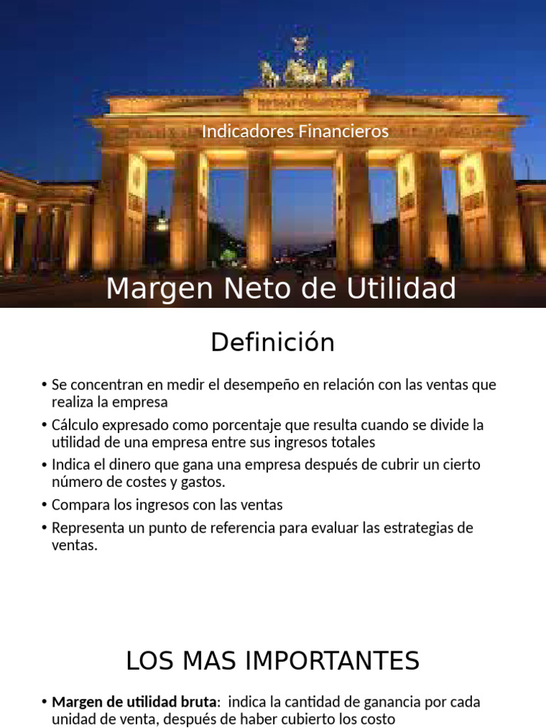 2-Margen Neto Utilidad | PDF