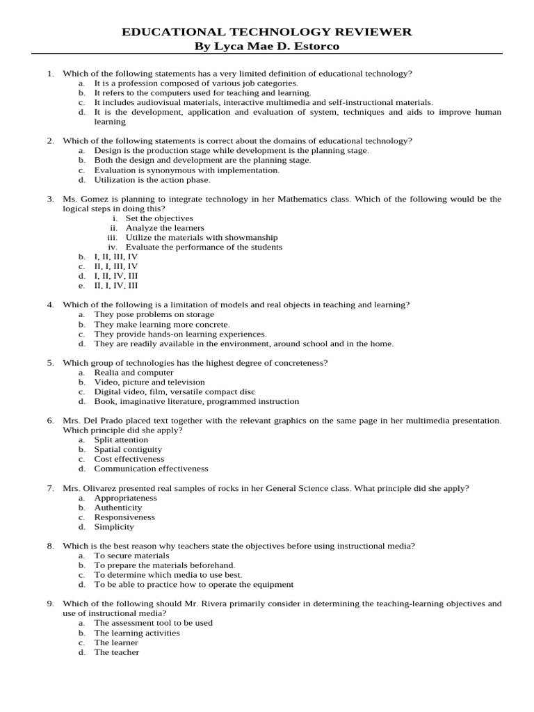 Educational Technology | PDF