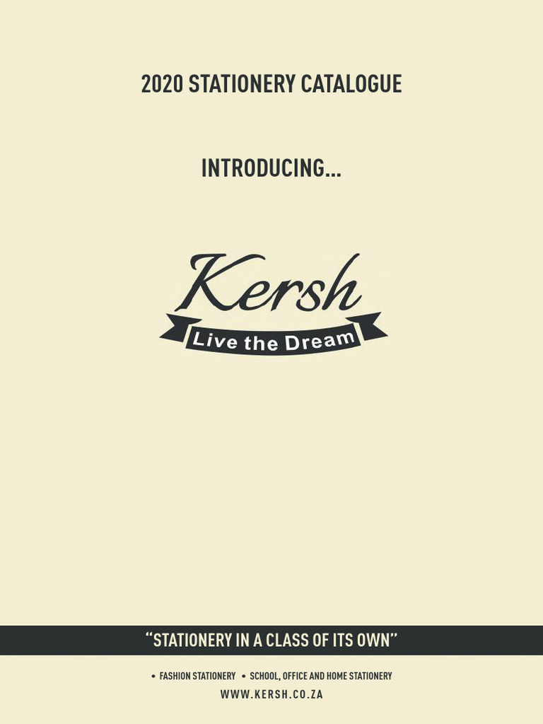 Kersh 2020 Catalogue | PDF