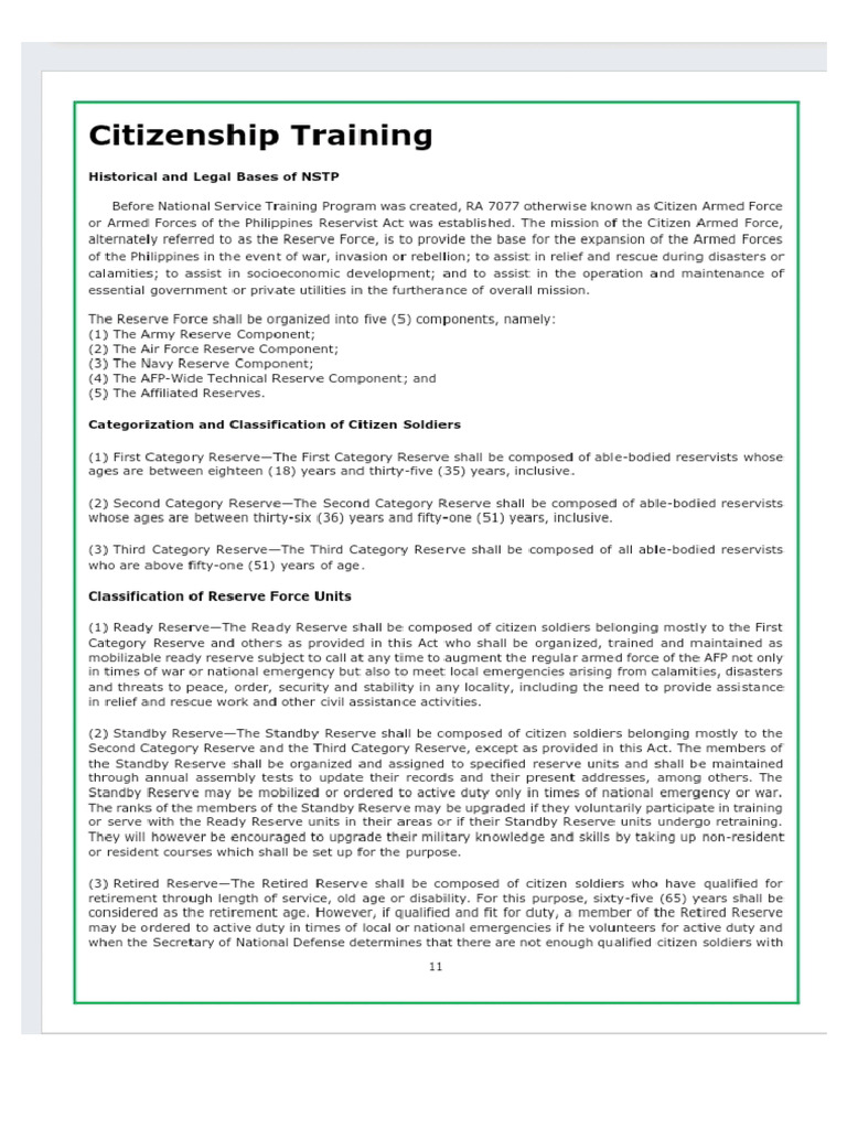 NSTP | PDF