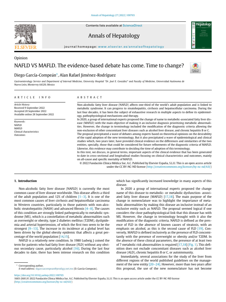 NAFLD | PDF