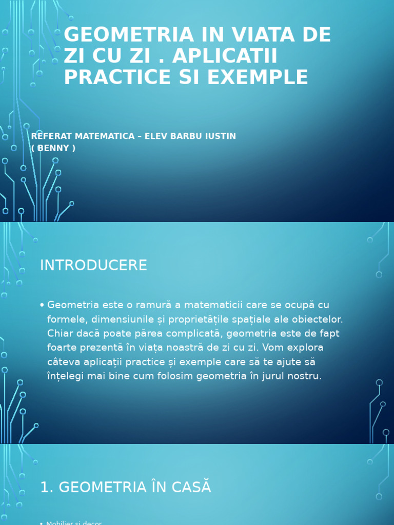 Proiect Mate - Barbu Iustin | PDF