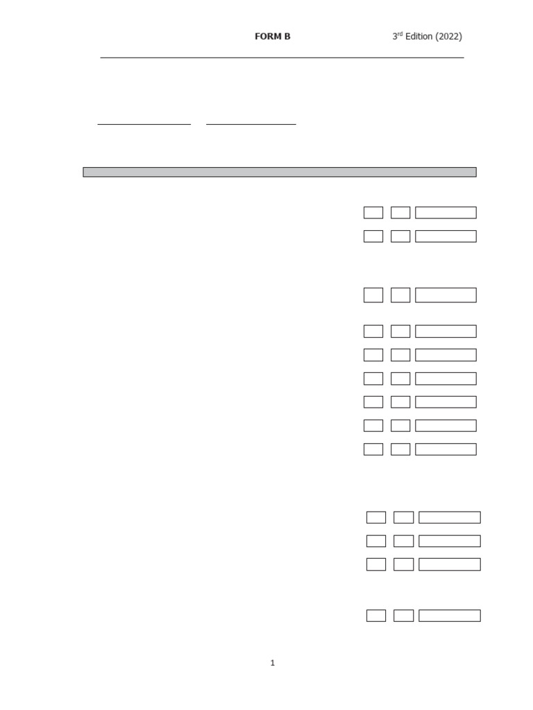 Form B | PDF
